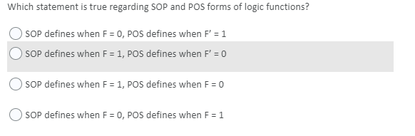 Solved Which statement is true of the function F shown in | Chegg.com