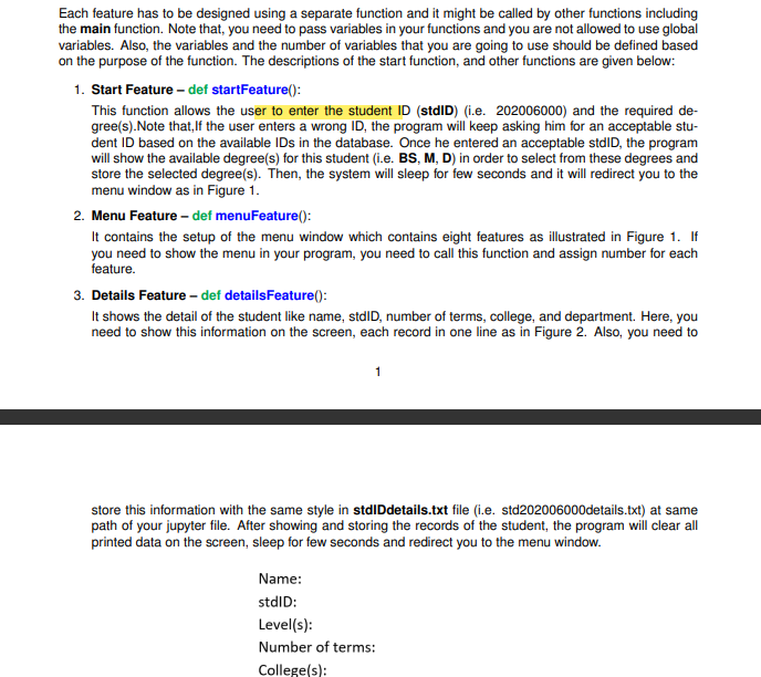 Solved Develop a menu driven complete program that can | Chegg.com