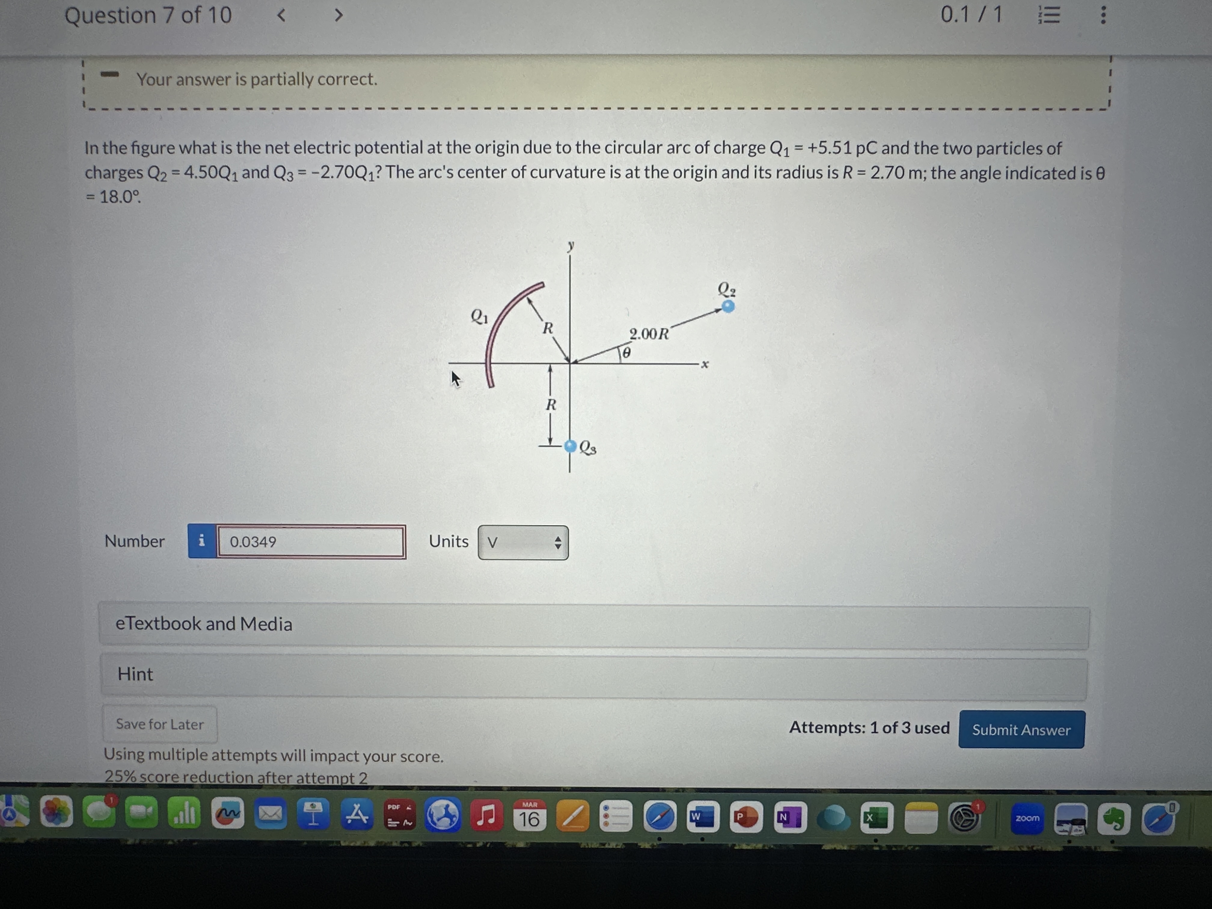 Solved In ﻿the figure what is ﻿the net electric potential at | Chegg.com