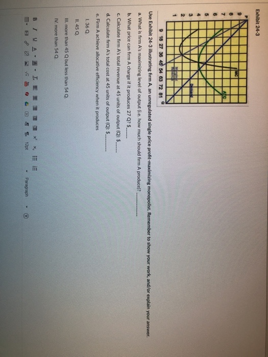 Solved Exhibit 0127: The perfectly competitive firm A | Chegg.com Solved Exhibit 0127: The perfectly competitive firm A | Chegg.com