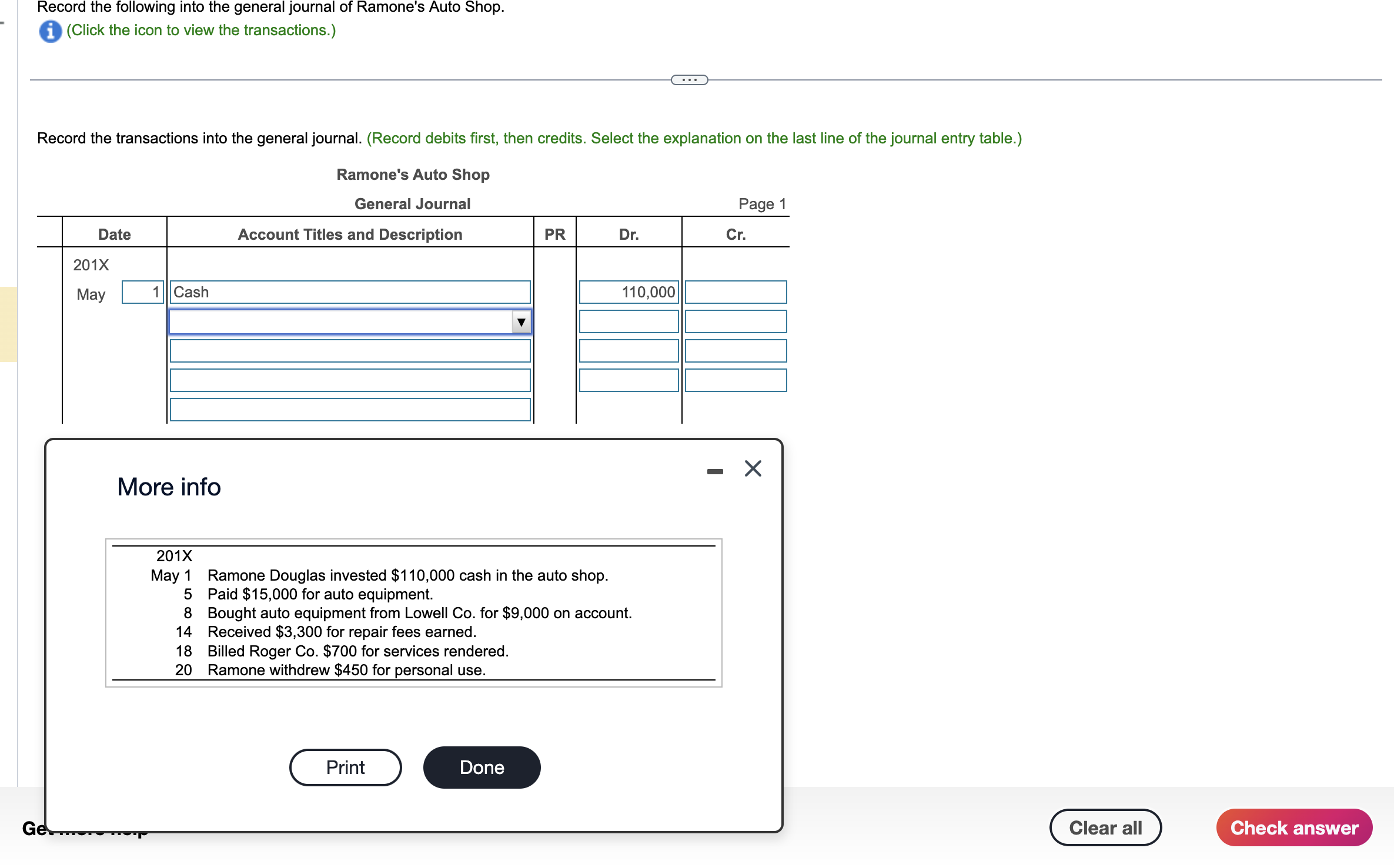 Solved Record the following into the general journal of | Chegg.com