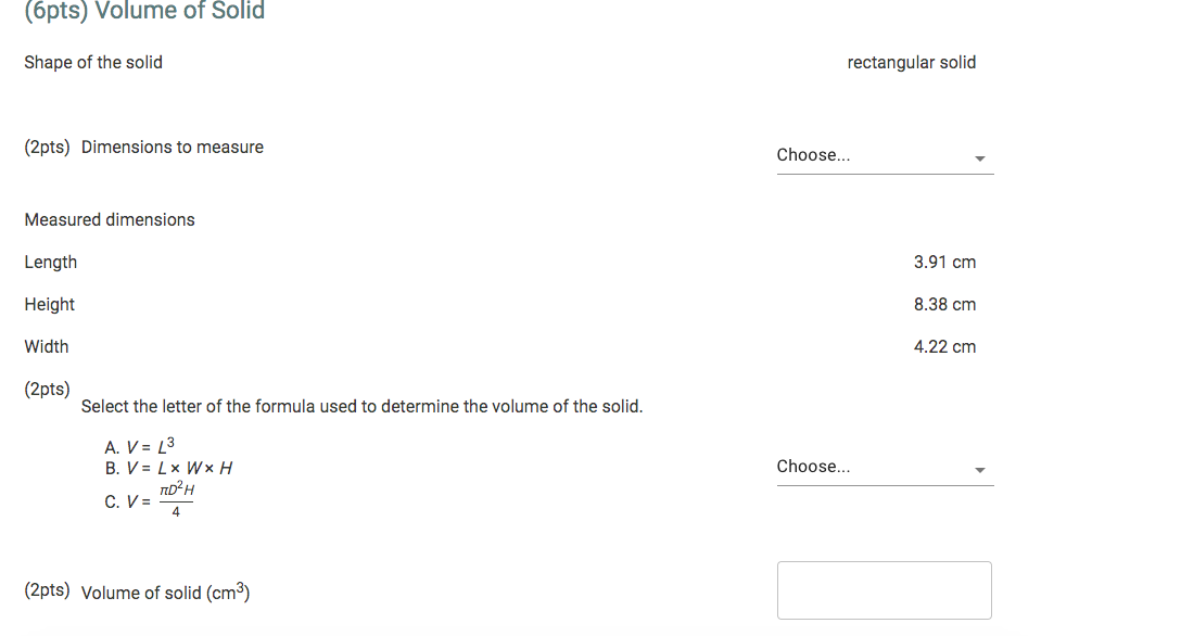 Solved Area 19.50 Length of rectangle (cm) - your | Chegg.com