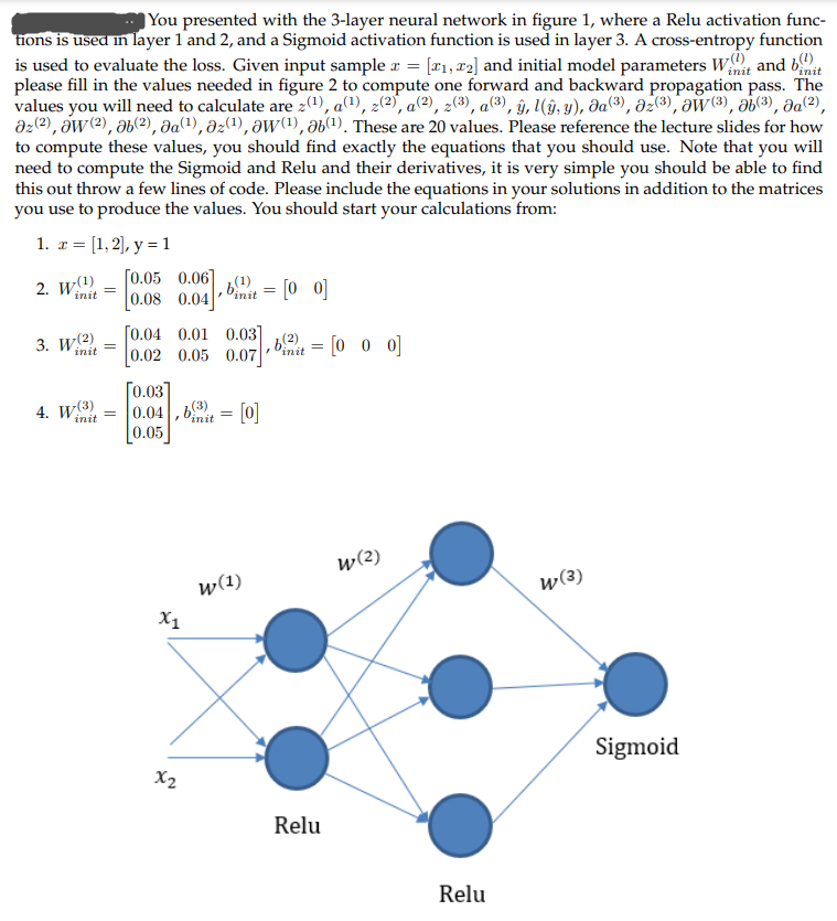 You Presented With The 3 Layer Neural Network In