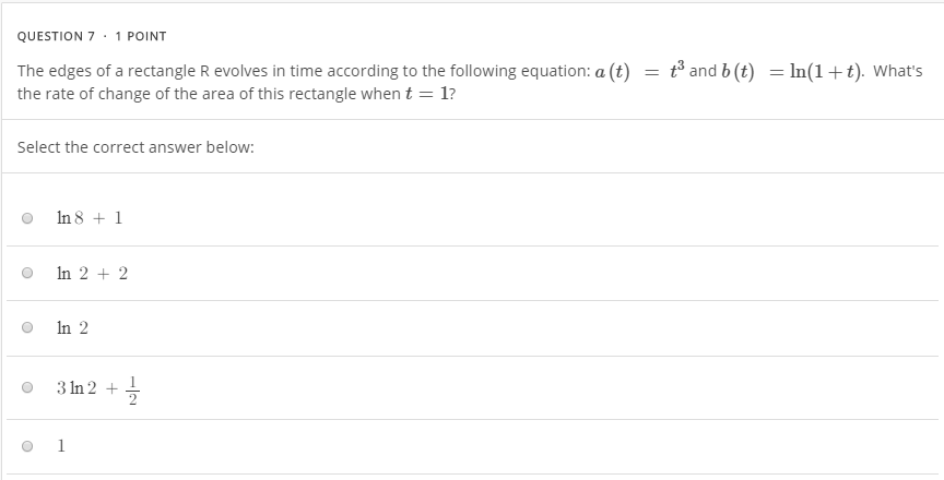 Solved QUESTION 7.1 POINT The edges of a rectangle Revolves | Chegg.com