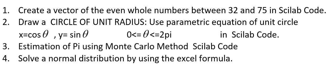 Solved 1 Create A Vector Of The Even Whole Numbers Between 