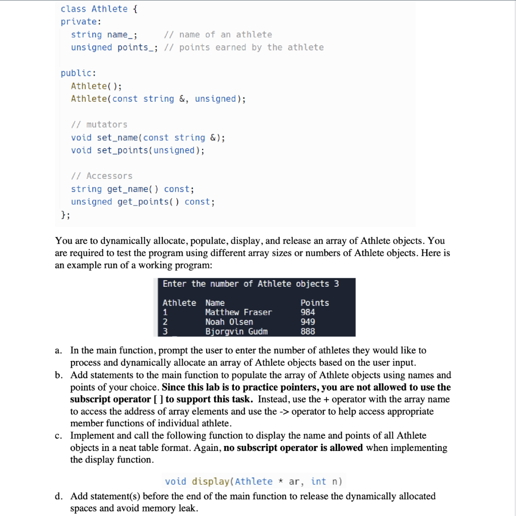 Solved In this part of the lab, you have been provided with | Chegg.com