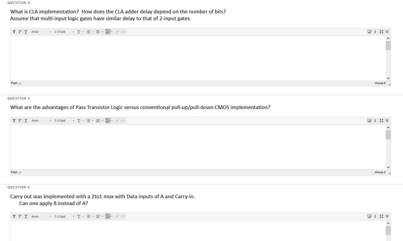 Solved QUESTION 4 What is CLA implementation? How does the | Chegg.com