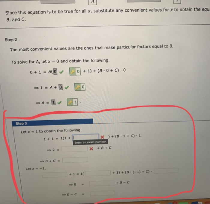 Solved Since this equation is to be true for all x, | Chegg.com