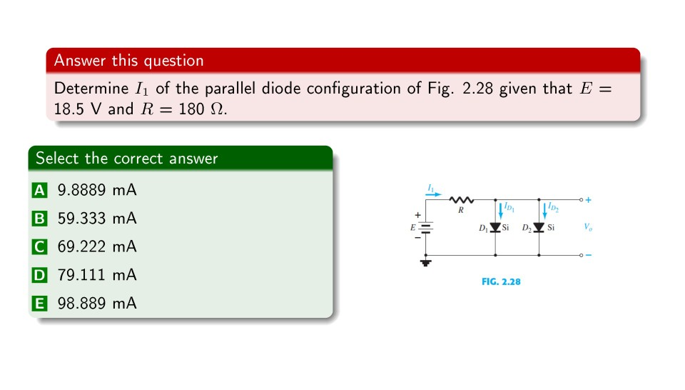 Solved Answer this question Determine Vp of the series de | Chegg.com