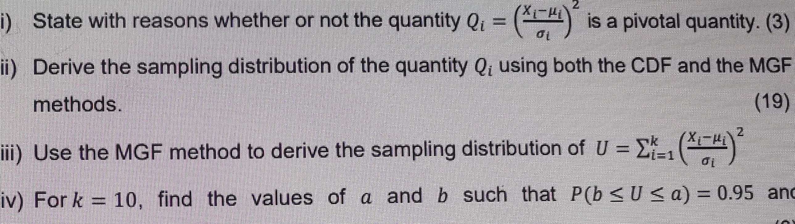 State with reasons whether or not the quantity | Chegg.com