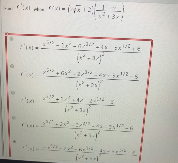 Solved Find f (X) 7sin xsec x 1 +xtan x f(x) = Use | Chegg.com