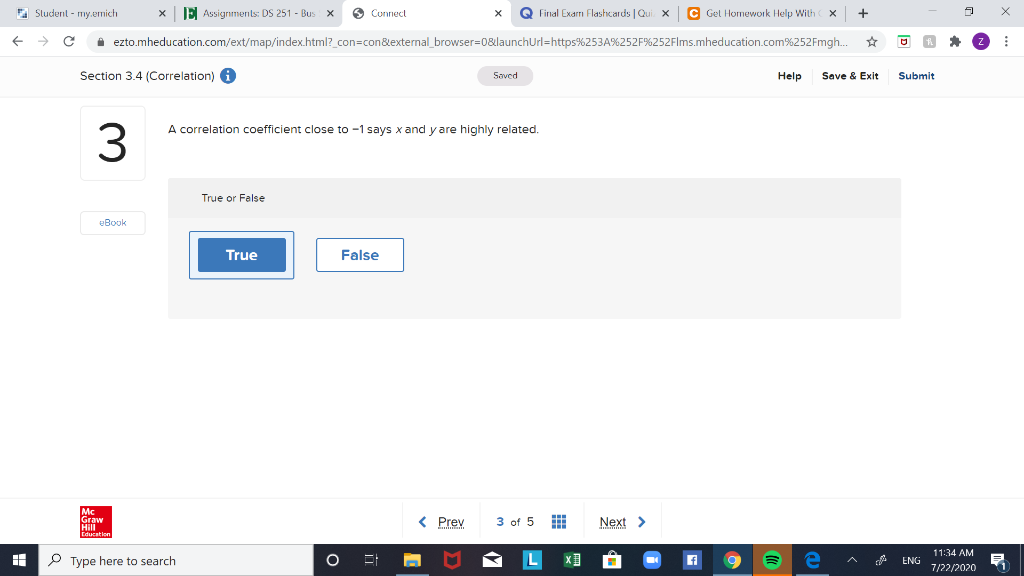 Solved X X 2 х Student - my.emich E Assignments: DS 251 - | Chegg.com