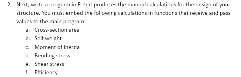 Solved 2. Next, write a program in R that produces the | Chegg.com