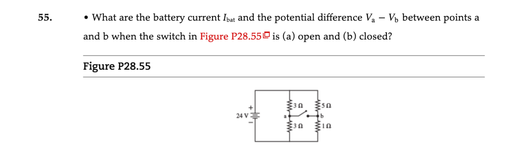 [Solved]: - What are the battery current Ibat and the pote