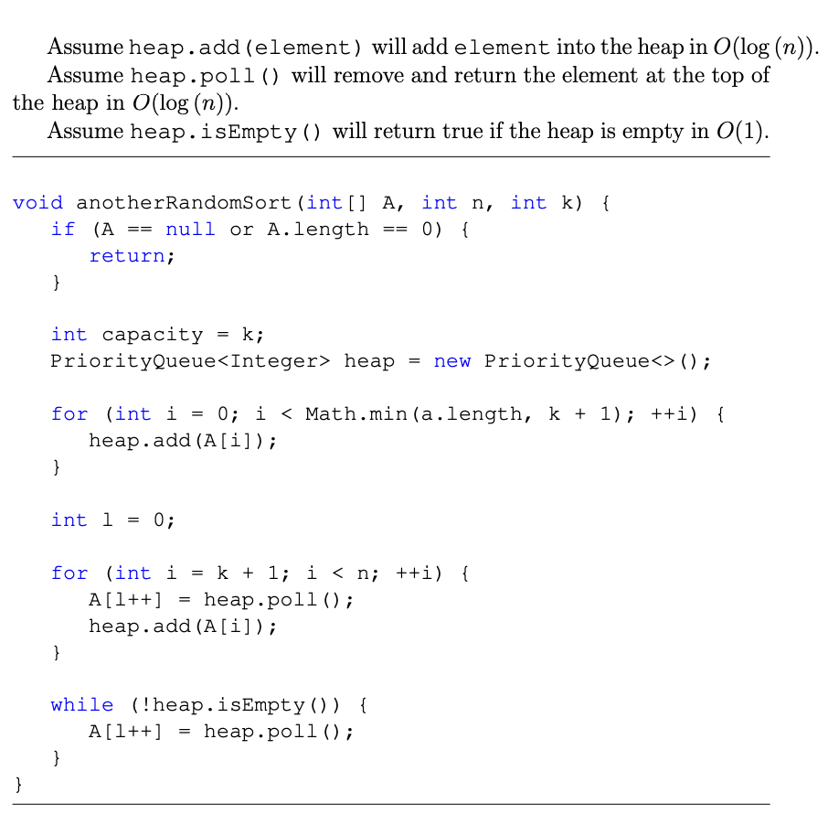 Solved Provide the tightest big-O complexity for each of the | Chegg.com