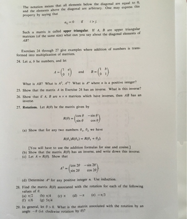 Solved The Notation Means That All Elements Below The 4400
