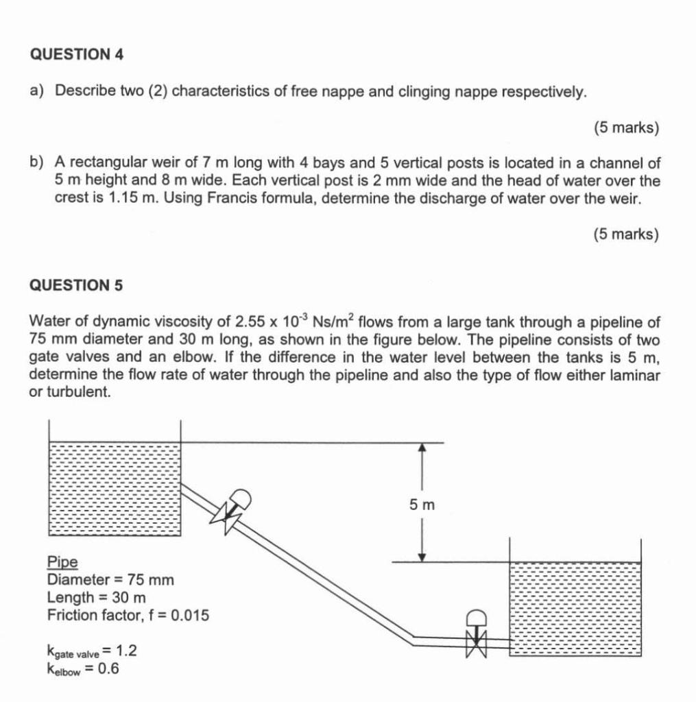 Solved QUESTION 4 a) Describe two (2) characteristics of | Chegg.com