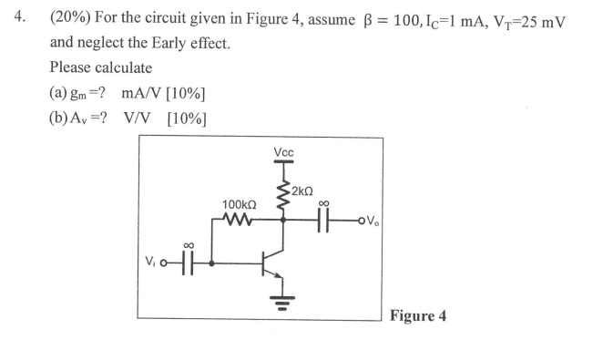 Solved Hi, ﻿this is a microelectronics question, please | Chegg.com