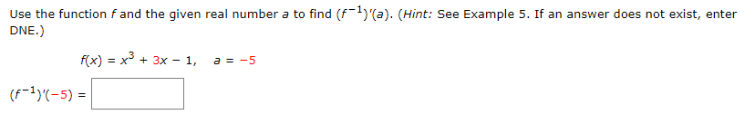Solved Use The Function F And The Given Real Number A To