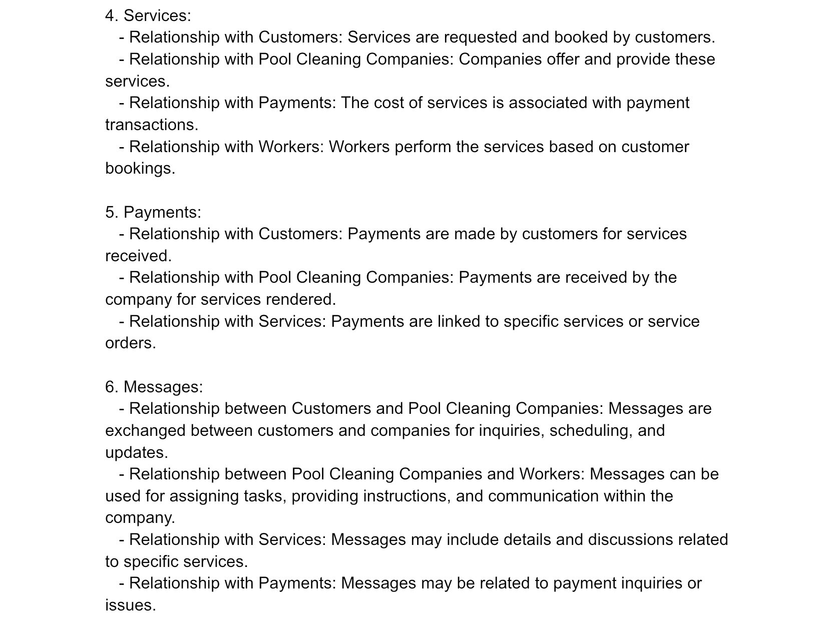 Solved 5. Payments: - Transaction ID: A unique identifier | Chegg.com