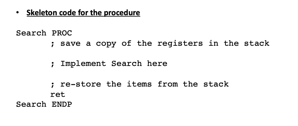 Please Help With This x86 ASSEMBLY .386 .model | Chegg.com