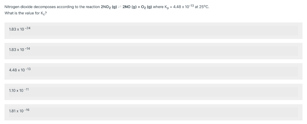 Solved Nitrogen dioxide decomposes according to the reaction | Chegg.com