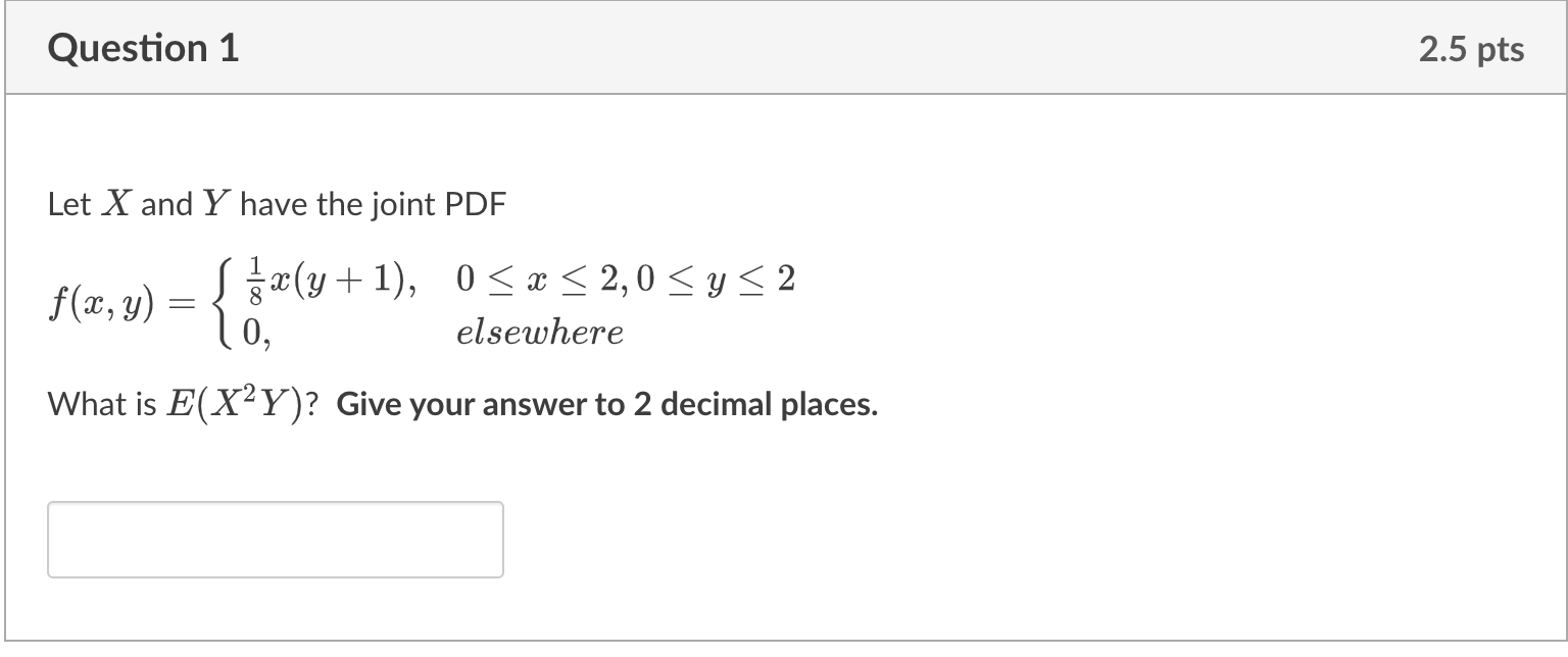 Solved Let X and Y have the joint PDF | Chegg.com