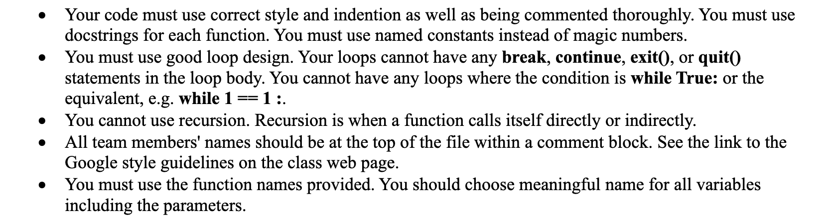Solved Program Structure This program will consist of | Chegg.com