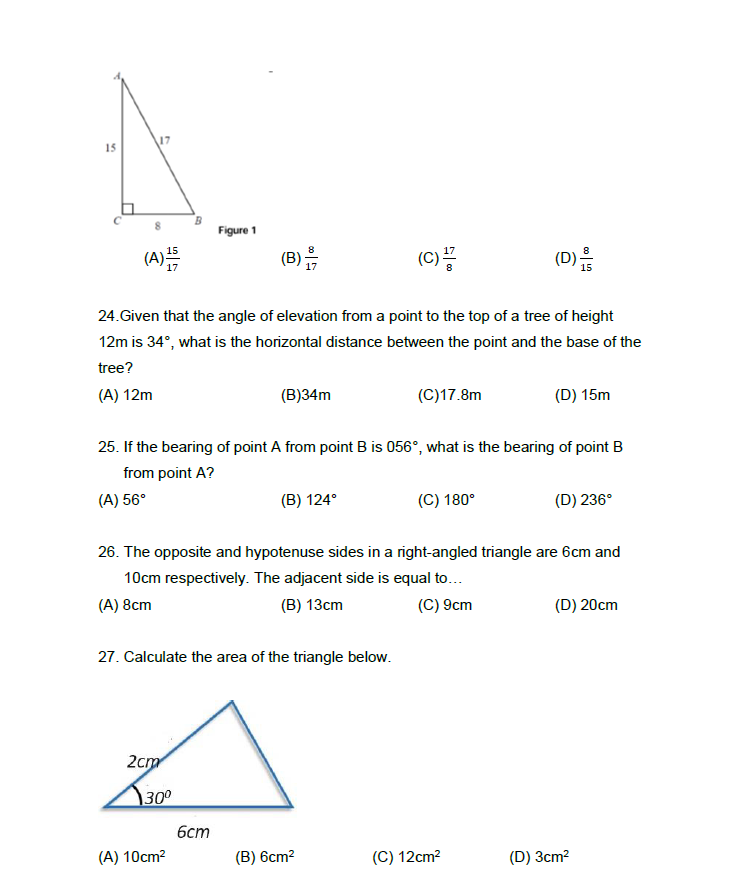 Solved Pre-Calculus Practice Questions 1. The value of | Chegg.com
