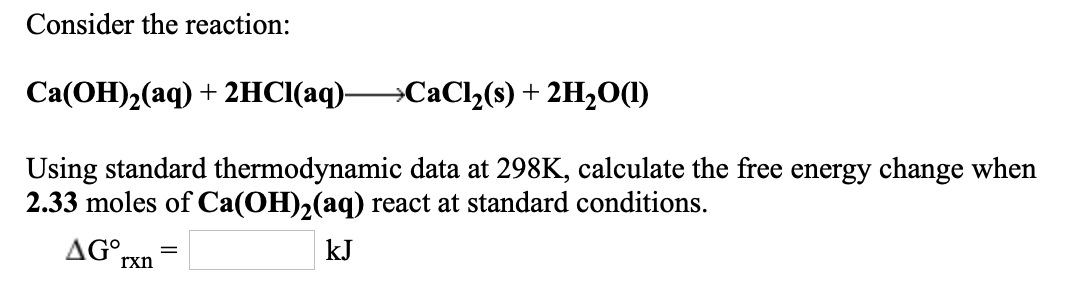 Solved Consider the reaction: 2Fe(s) + 3Cl2(g)- →2FeCl3(s) | Chegg.com