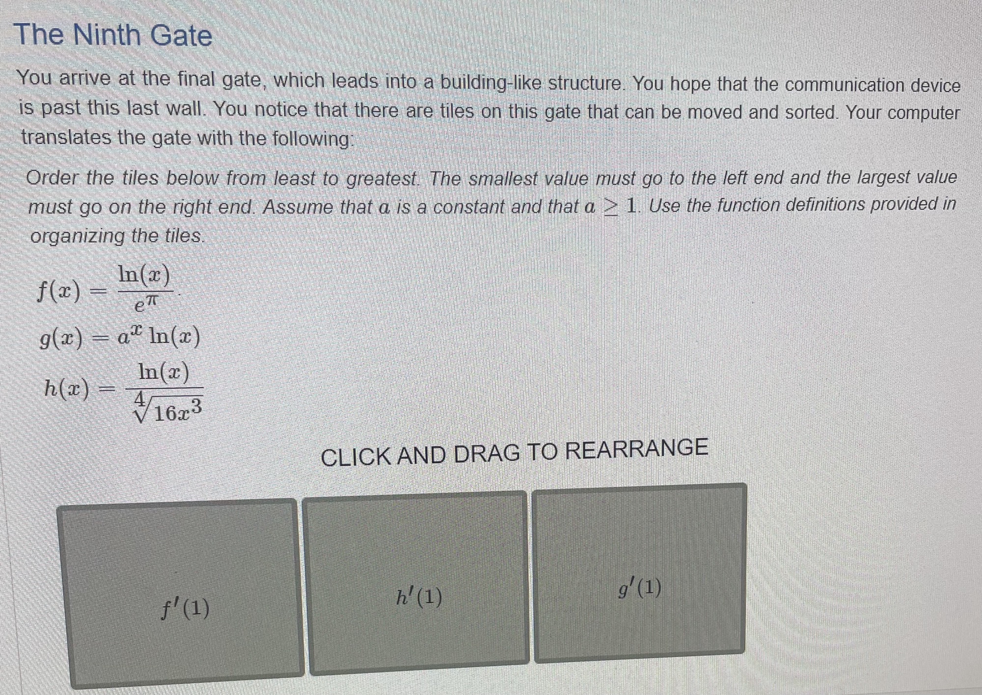 Solved You arrive at the final gate, which leads into a | Chegg.com
