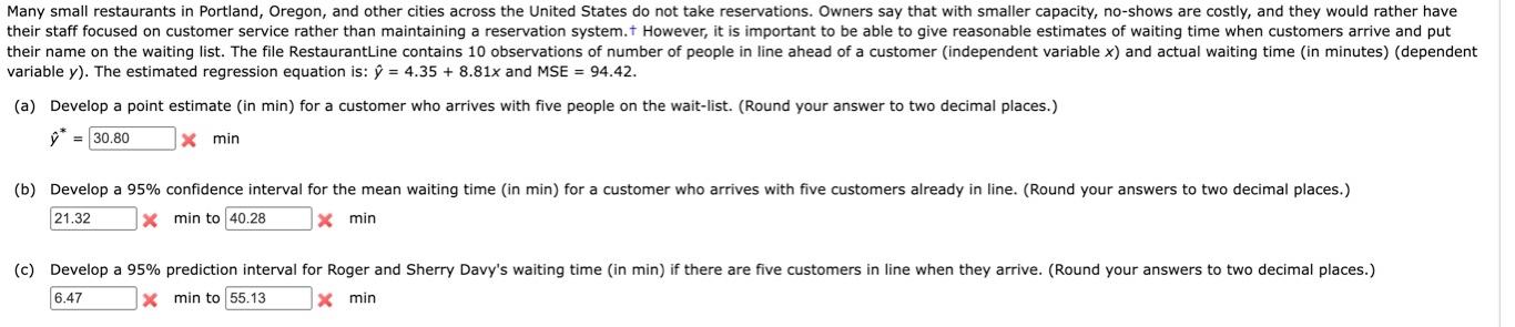 Solved \begin{tabular}{|l|l|} \hline Number of Customers & | Chegg.com