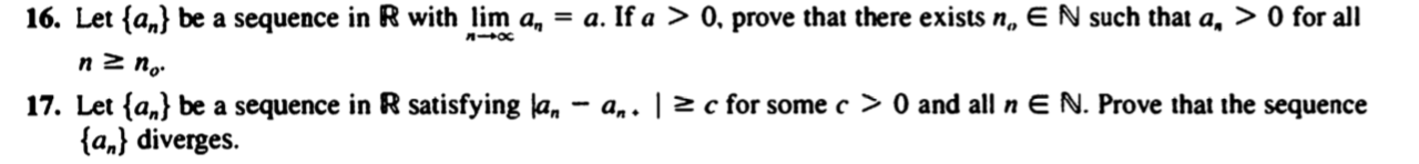 Solved = a. If a > 0, prove that there exists n, E N such | Chegg.com