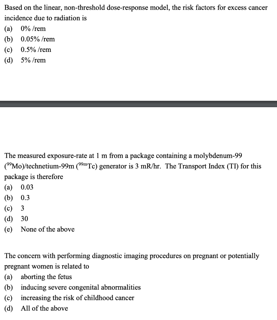 Solved Based on the linear, non-threshold dose-response | Chegg.com