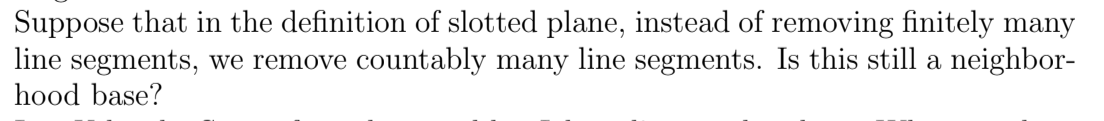 Suppose that in the definition of slotted plane, | Chegg.com