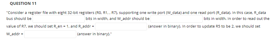 Solved "Consider a register file with eight 32-bit registers | Chegg.com