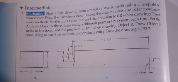 Solved Intermediate entry methods. Set the units to decimal | Chegg.com