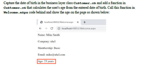 Web Application Development Course C# Visual | Chegg.com