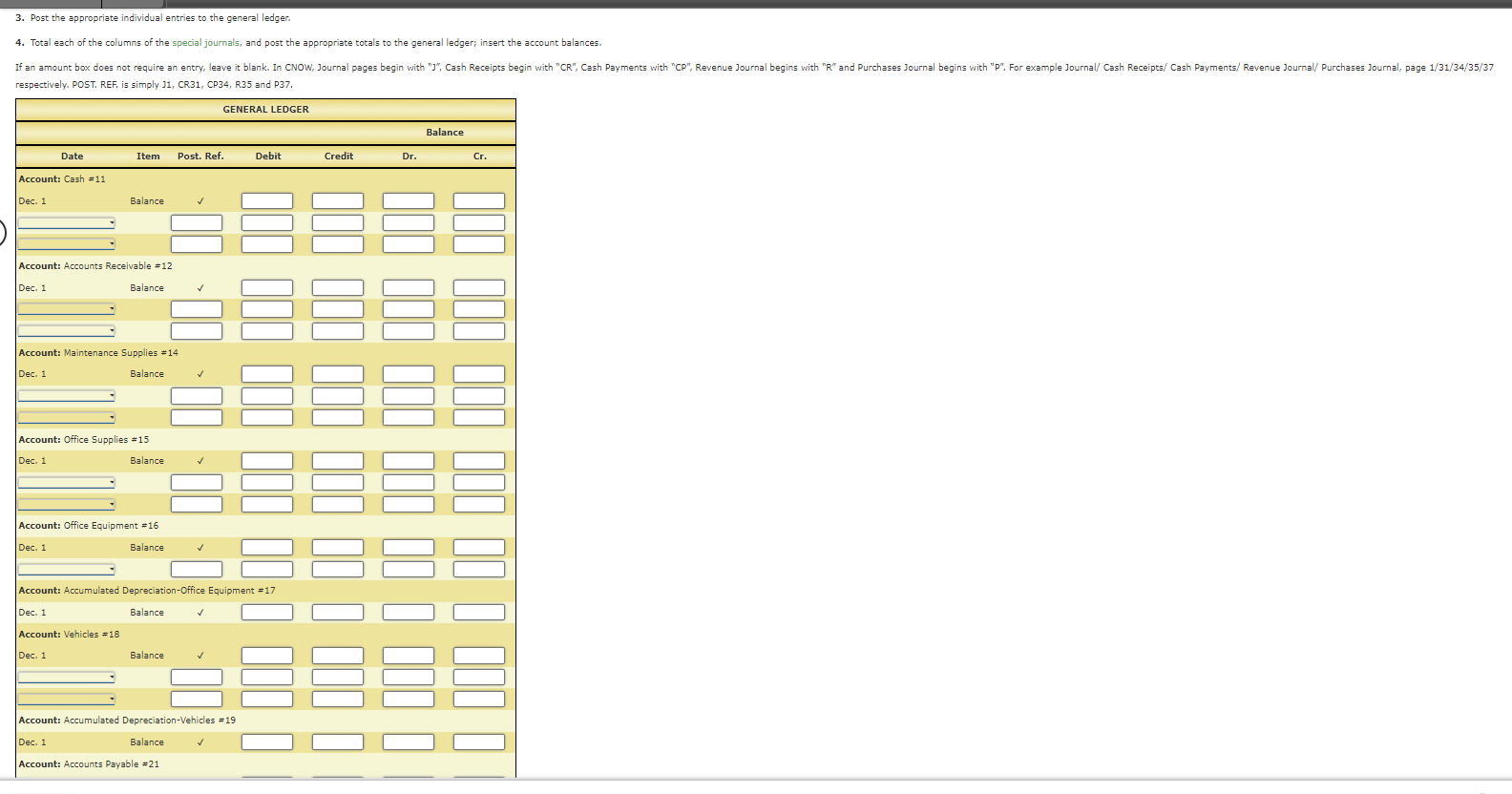 Solved All Journals and General Ledger; Trial Balance The | Chegg.com