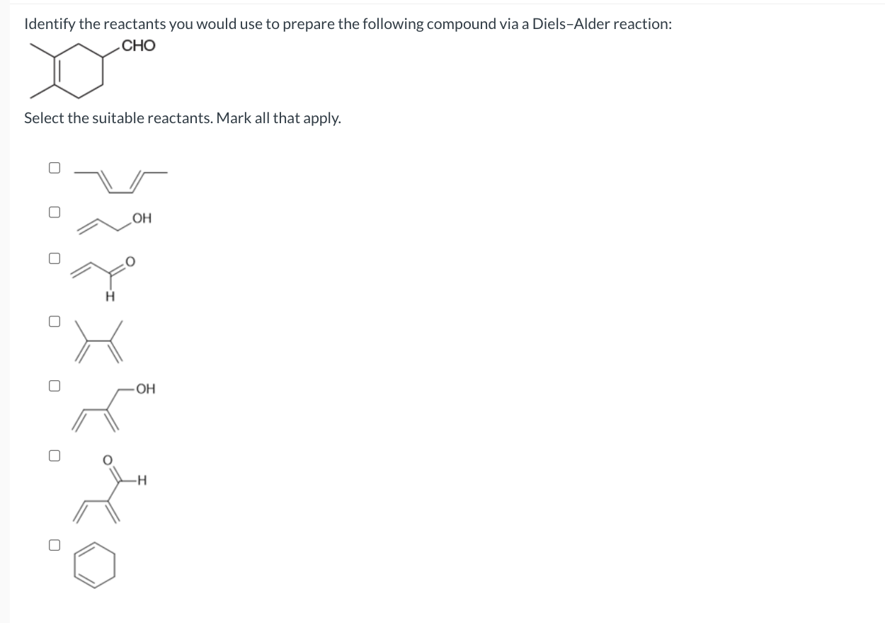 Solved Identify the reactants you would use to prepare the | Chegg.com Solved Identify the reactants you would use to prepare the | Chegg.com