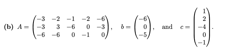 Solved Consider The Equality Constrained Linear Program 