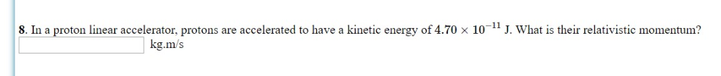 Solved 8. In a proton linear accelerator, protons are | Chegg.com