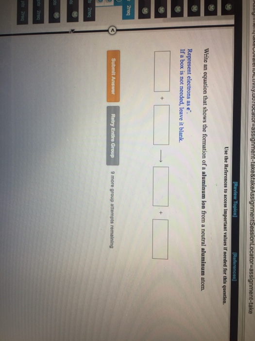 Solved Write an equation that shows the formation of a | Chegg.com