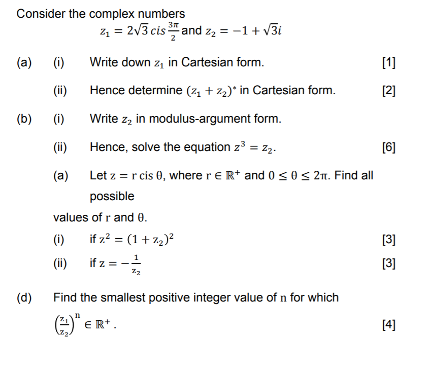 Solved Consider the complex numbers 311 2 21 = 273 cis 34 | Chegg.com
