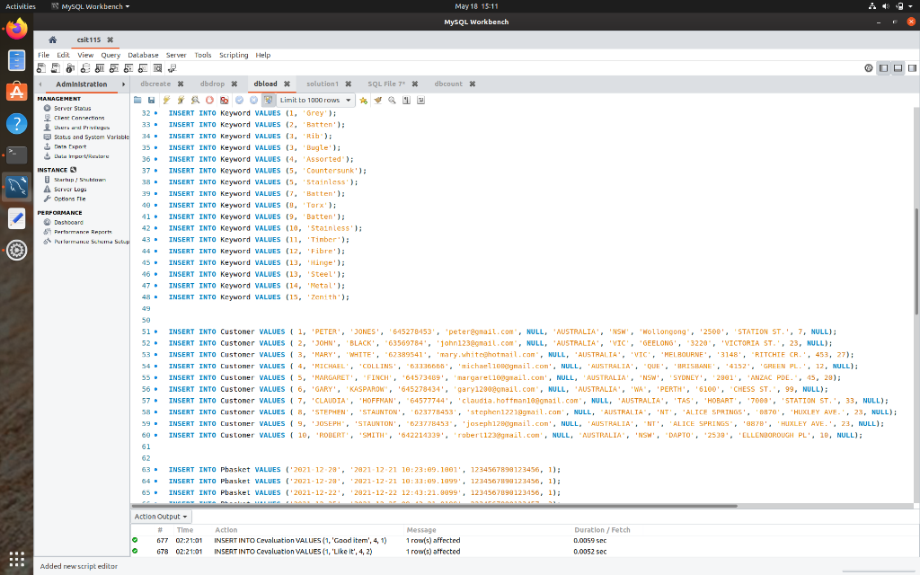 Solved I NEED HELP WITH QUESTION 5 BELOW ARE THE TABLE AND | Chegg.com