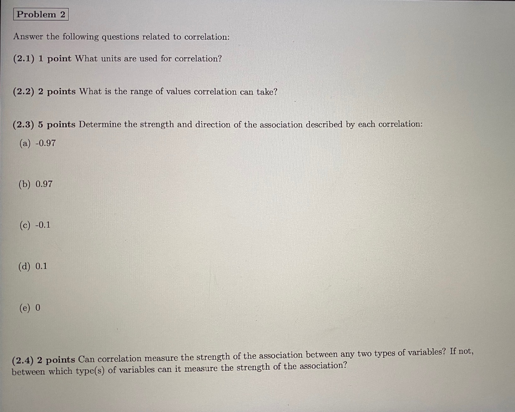 Solved Problem 2 Answer the following questions related to | Chegg.com