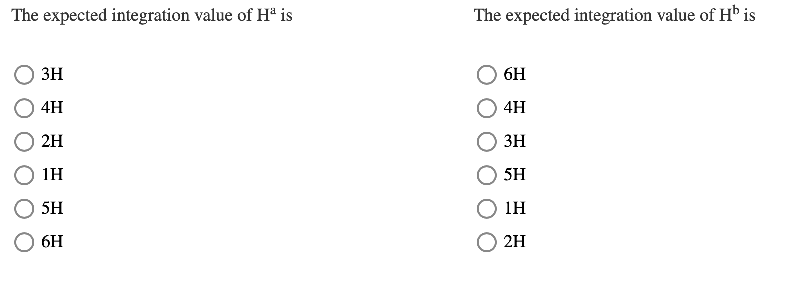 Solved For the protons labeled Ha and Hb in the structure, | Chegg.com
