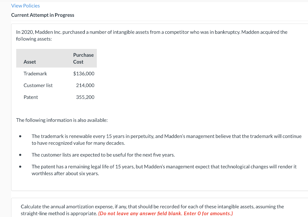 Solved View Policies Current Attempt in Progress In 2020, | Chegg.com