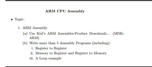 ARM Assembly Use Kiel's ARM Assembler-Product | Chegg.com