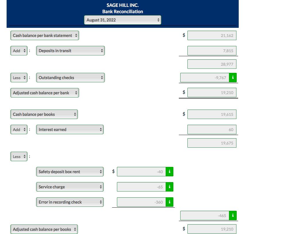 Solved Your answer is correct. Determine outstanding checks. | Chegg.com